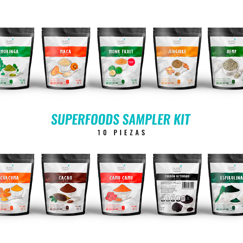 Superfoods Sampler Kit (Envío Gratis) – Avelit Superfoods MX