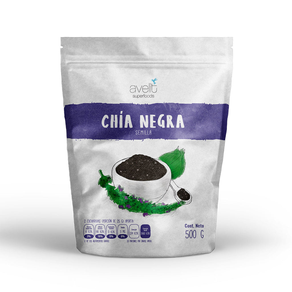 Semilla de Chía Negra – Avelit Superfoods MX
